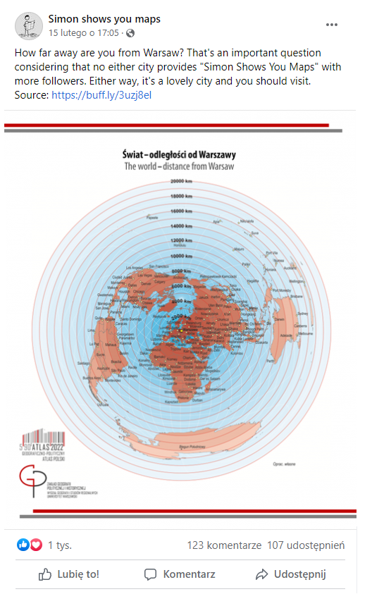 Simon shows you... OUR MAP! - Geograficzno-polityczny atlas Polski.